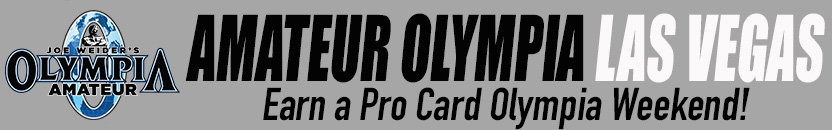Official Schedule | Olympia Weekend